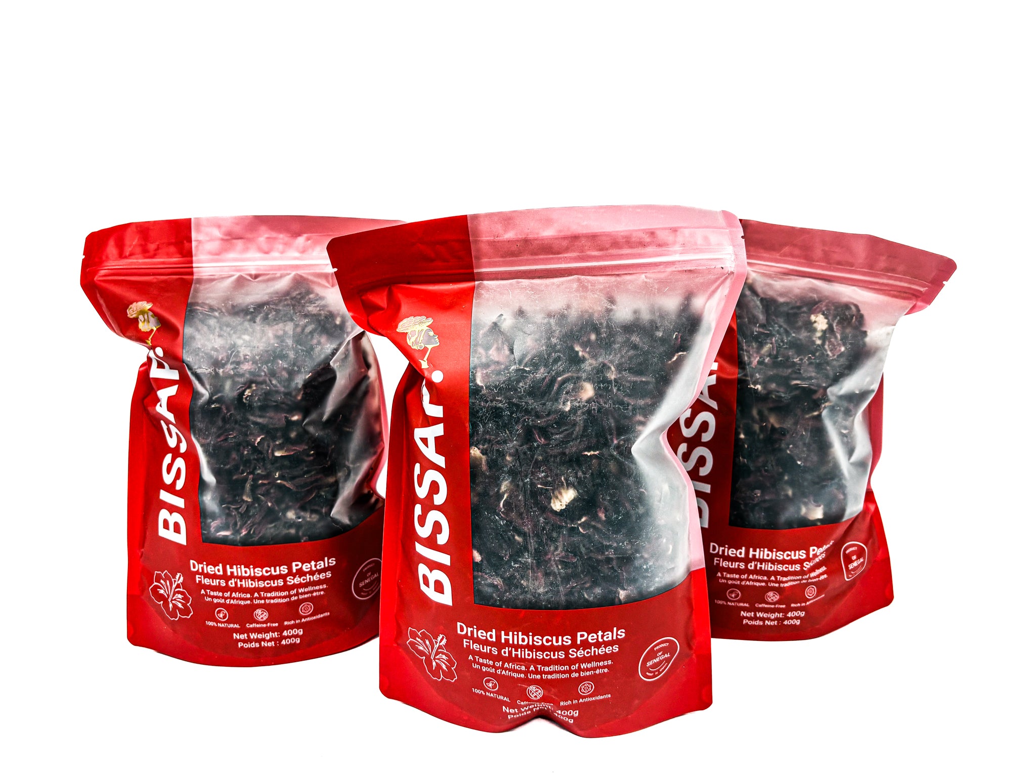 Bissap – Dried Hibiscus Petals from Senegal (300g) – GuineaSea